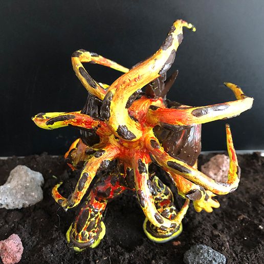 STL file Lava Creature 1 👹 ・3D printer design to download・Cults
