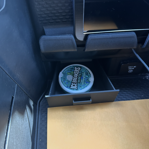 🐏 2019-2026 Ram 1500 Center Console Cubby Drawer・ 3MF File for 3D ...
