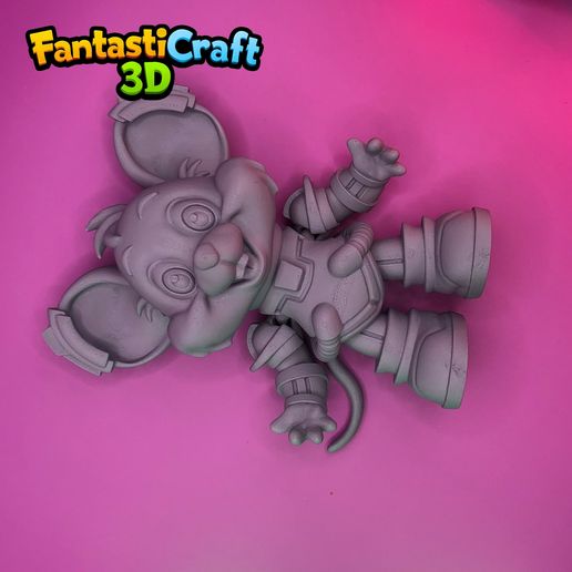 🛰 FANTASTICRAFT3D - Space Mouse Mousetronaught - flexi model for fdm 3d ...