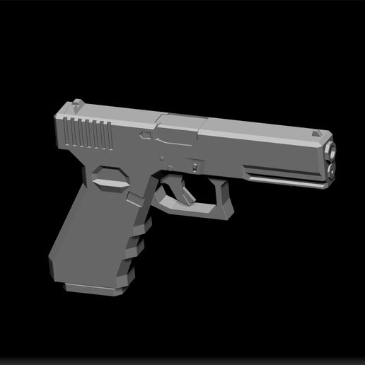 STL file Gun G17 Model - Detailed Handgun Replica - Glock 17 Style - Realistic Weapon Design ...