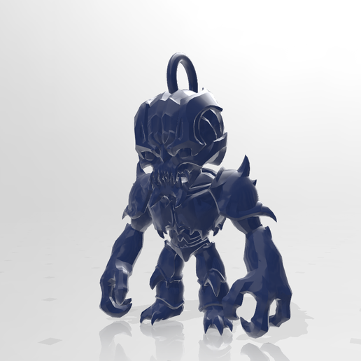 🗝️ Doom Archville Keychain・Free 3D File for ・Cults