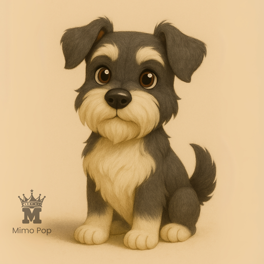 🐕 Pixar Pet | Schnauzer | DOG | Animation Fan Art・Archivo STL para ...