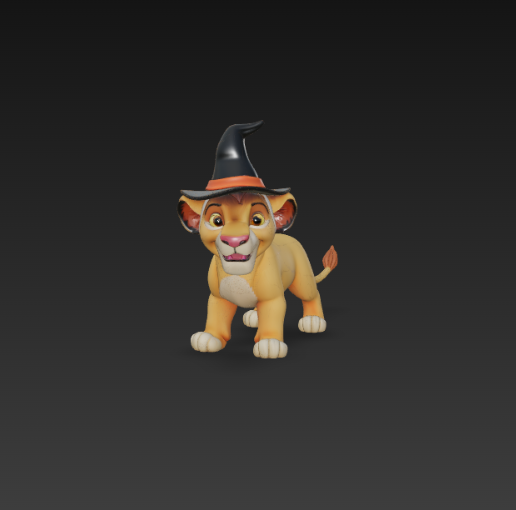 🎃 halloween simba・Archivo STL para Impresión 3D・Cults