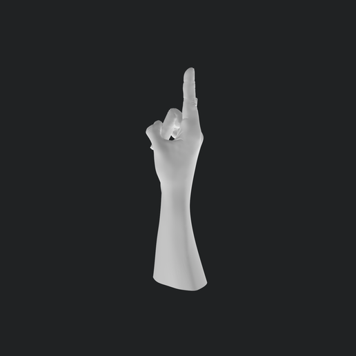 STL file PUNK ROCK METAL HAND 🪨 ・3D printer model to download・Cults