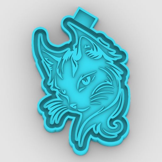🐱 Shadow Cat - freshie mold - STL for silicone mold・ STL File for 3D ...