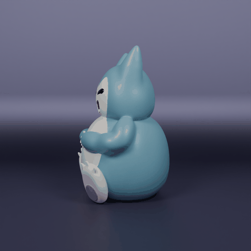 🐉 CHIBI FANART - POKEMON - SNORLAX・Free STL File for 3D printing・Cults