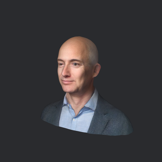 3D file Jeff Bezos-bust/head/face ready for 3d printing 👤 ・Template to ...