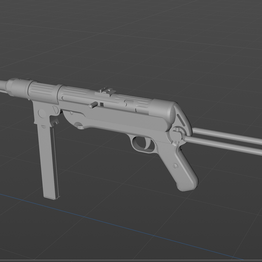 STL file German MP38 submachine gun 3D model material 🔫 ・3D printing ...