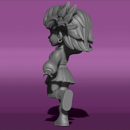 👧 Mini KPOP Girl Chibi・ STL File for 3D printing・Cults