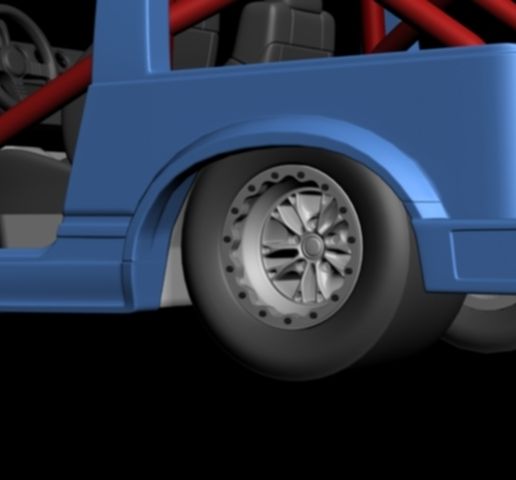 🗡️ Suzuki Samurai Drag 1/64 scale・ 3D File for 3D printing・Cults