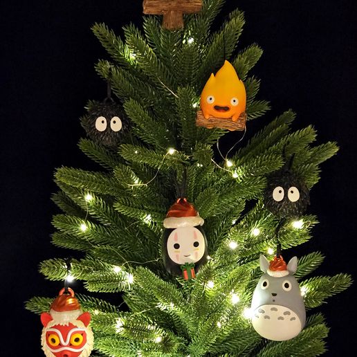 3D print Studio Ghibli Christmas Ornaments • made with Anycubic photon Mono 2・Cults