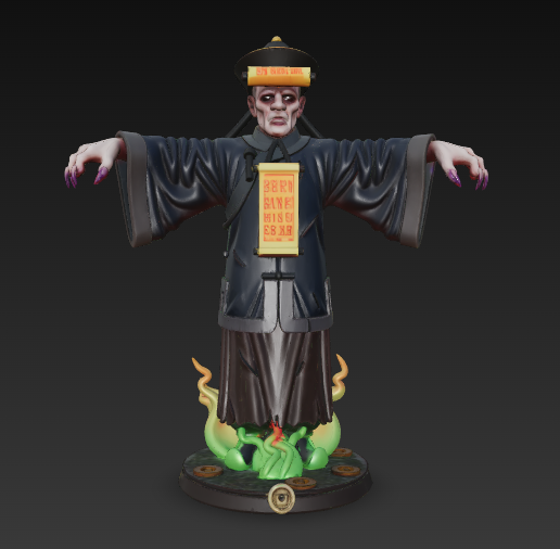 🎨 Jiang Shi Art Toy 3D Model - Chinese Hopping Vampire - Printable STL ...