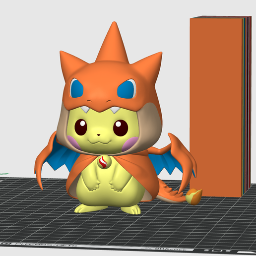 pikachu dressed as charizard