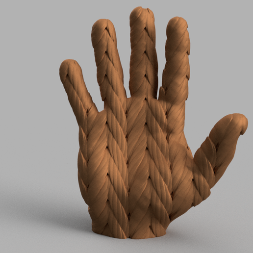 Archivo STL Cordón de mano 🎃 ・Design para impresora 3D para descargar・Cults