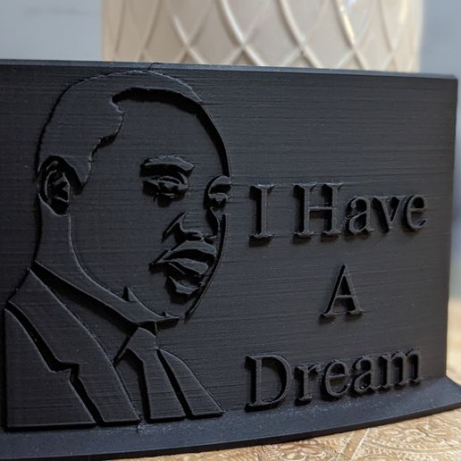 Free OBJ file MLK Commemorative Print 👫 ・3D printable model to download ...