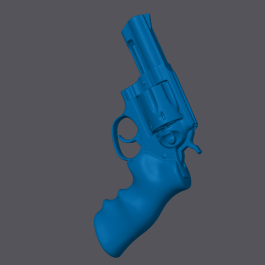 🩻 RUGER GP100 3" 3 Inch - Real Size 3D Scan High Quality RUGER REVOLVER ...