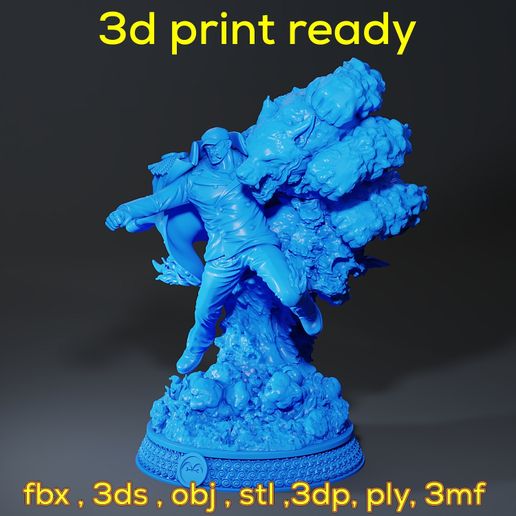 3D file Akainu sakazuki one piece admiral marines print ready 👾 ・3D ...