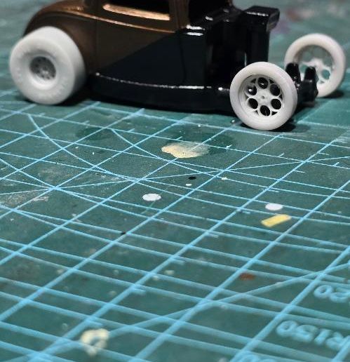 🛞 Front Drag Wheel (1/64 Scale)・ STL File for 3D printing・Cults