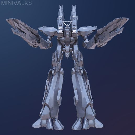 🤖 1/4000 Macross Elysion (Attack Mode)・Free STL File for 3D printing・Cults