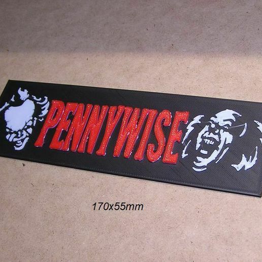 🎬 Pennywise, sign, poster, signboard, logo, movie, horror, horror ...