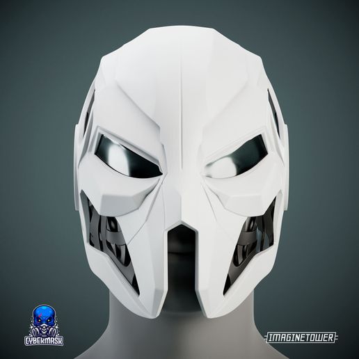 🍎 iMask by Apple — Sci-fi Cyberpunk Cosplay Mask Designed by AI・ STL ...