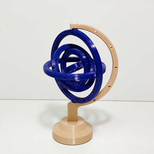 👌 Gyroscope Fidget, Desktop Gyroscope Model, 3D Desk Toys・ STL File for ...
