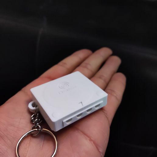 🗝️ Dreamcast Keychain (dreamcast keychain) sega・ STL File for ・Cults