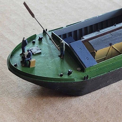 🚂 OIT - Thames River barge (1-148)・Free STL File for ・Cults