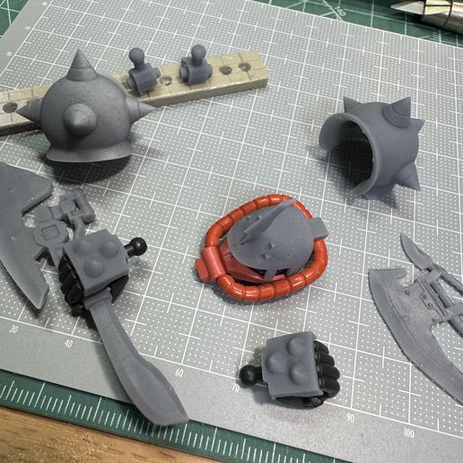 🤖 HG Zaku 2 Zabi conversion two pack・3D Print・Cults