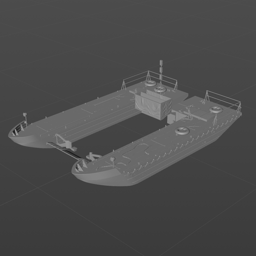 🪖 Soviet PST-63M tank float 3D model material・ OBJ File for 3D printing ...