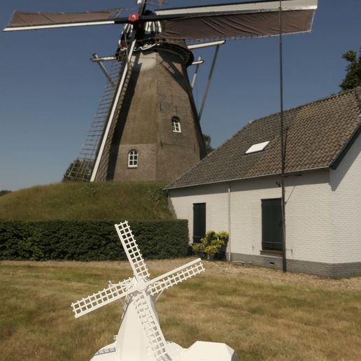 🏛️ windmill Keetmolen・Free STL File for ・Cults