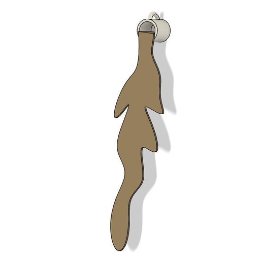 🔖 Bookmark coffee spilled・ STL File for 3D printing・Cults