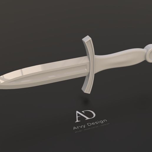 🗡️ Dagger - Dagger・ STL File for ・Cults