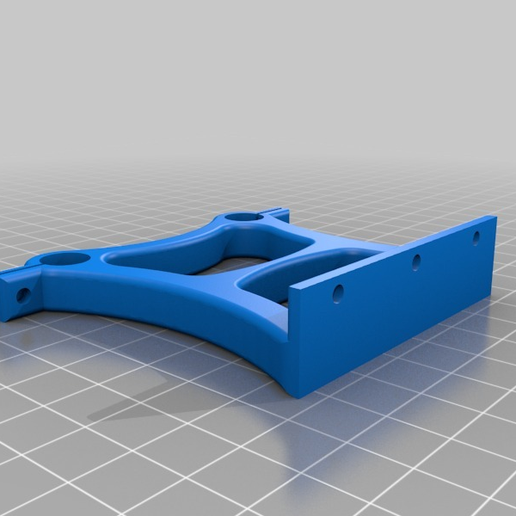 🚁 Black Manta Quadrocopter Gimbal Rail・Free 3D File for ・Cults