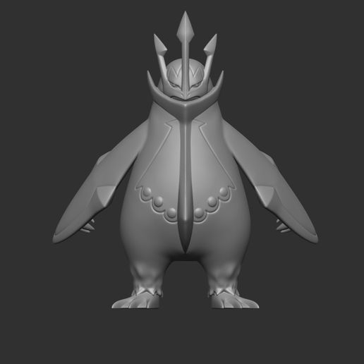 🐉 395 empoleon・ 3D File for 3D printing・Cults