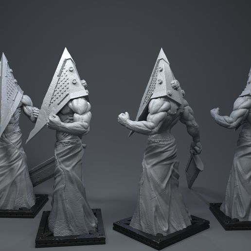 👹 Pyramid Head・ STL File for ・Cults