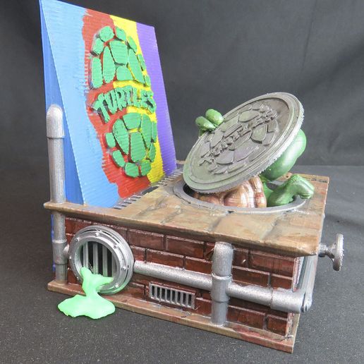 STL file TMNT CELLULAR BASE FANART 🏠 ・3D print design to download・Cults