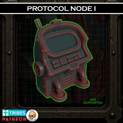 🎲 Protocol Node I・ STL File for 3D printing・Cults