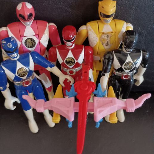 🏹 MMPR Power Rangers Bow Bandai 1993・3D Print with the magna 2 3D ...