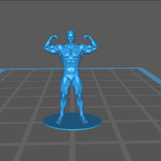👨 Bodybuilder・Free STL File for CNC machining - Laser cutting・Cults