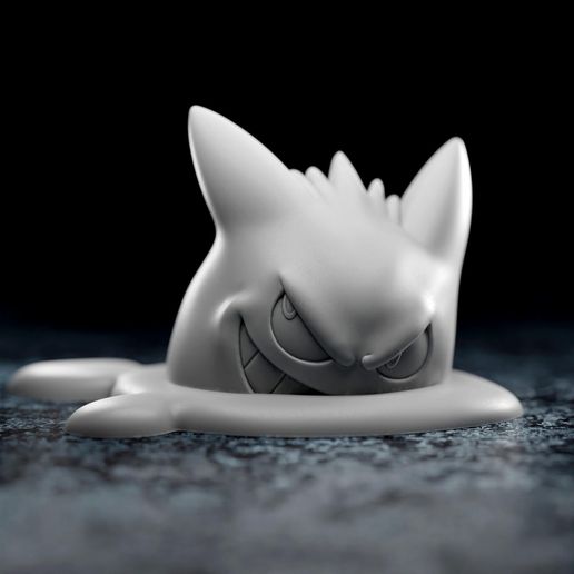 🐉 Shadow Gengar・ STL File for 3D printing・Cults