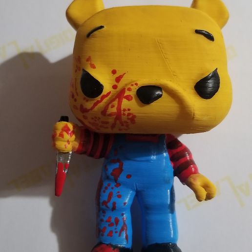 Blood and Honey Pooh Funko POP imprimible en 3D • Hecho con una ...