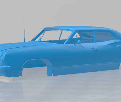 🚙 1965 Chevrolet Impala SS - Full Body Model・ 3D File for 3D printing・Cults