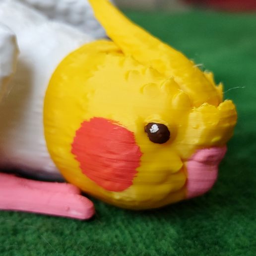 🦜 Cockatiel Articulated FIgure・ STL File for 3D printing・Cults