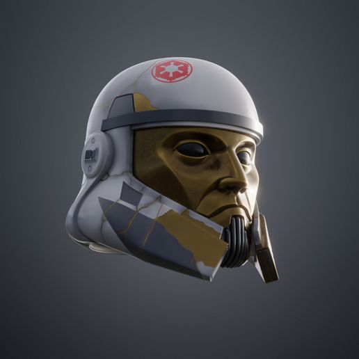 🪖 Captain Enoch Helmet・ 3D File for ・Cults