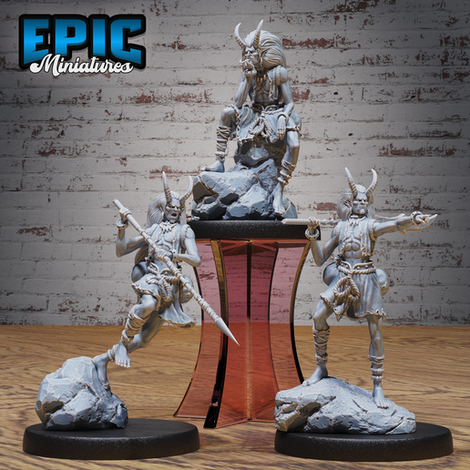 3D file Oni Rival Set ‧ DnD Miniature ‧ Tabletop Miniatures ‧ Gaming ...