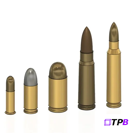 3D file BULLETS SET, DUMMY BULLETS 🔫 ・3D printable model to download・Cults