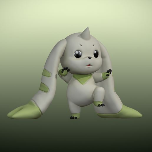 🐉 Digimon Terriermon・ 3D File for 3D printing・Cults