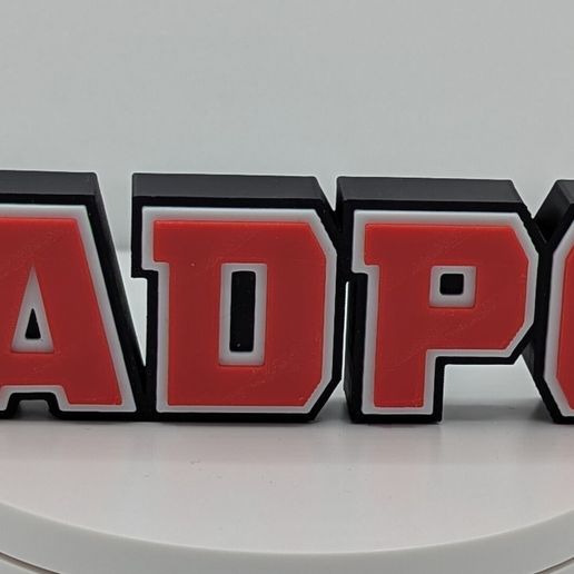 👾 Deadpool (comic logo)・ 3MF File for 3D printing・Cults