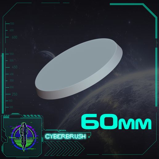 🛰 60mm Base・Free STL File for 3D printing・Cults